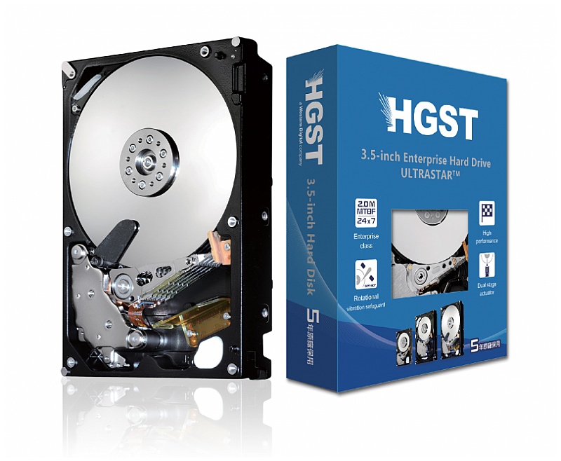 HGST Ultrastar 7K4000 3.5-inch 7200rpm SATA3 Internal Hard Drive 4TB ...