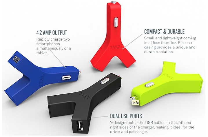 TYLT Y-Charge 4.2 USB Car Charger 價錢、規格及用家意見 - 香港格價網 Price.com.hk