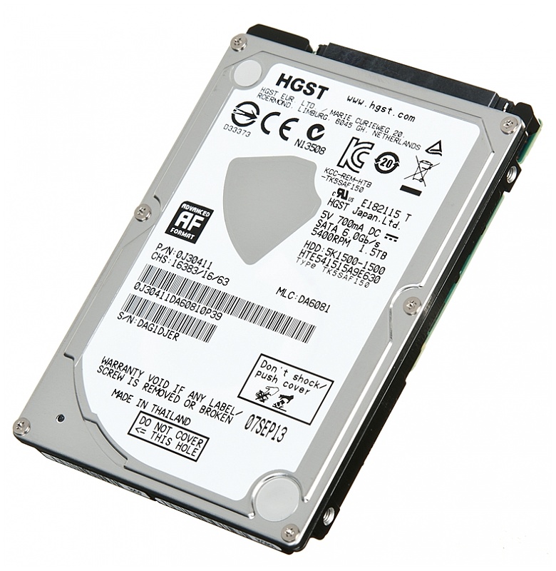HGST Travelstar 5K1500 5400rpm/32MB SATA3 HDD 1.5TB (HTE541515A9E630 ...