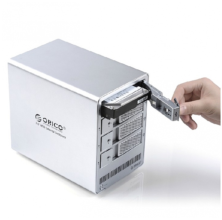 Orico Aluminum 3.5吋 4-Bay External Hard Drive Enclosure With RAID ...