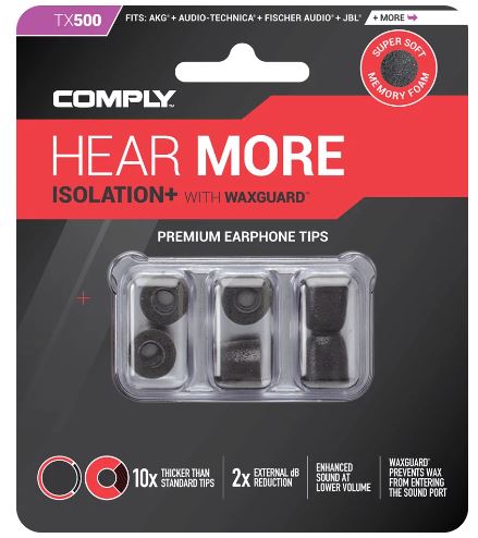 Comply Isolation+ 入耳式記憶耳棉 (3對) TX500 價錢、規格及用家意見 - 香港格價網 Price.com.hk