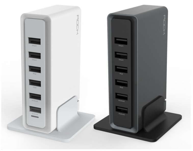 Rock 6 USB Rocket Desktop Charger 8A Max rwc0202 價錢、規格及用家意見 - 香港格價網 ...