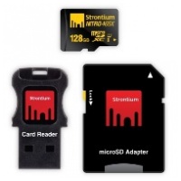 Strontium Nitro 466x Class 10 UHS-I microSDHC 記憶卡 with Card Reader and ...