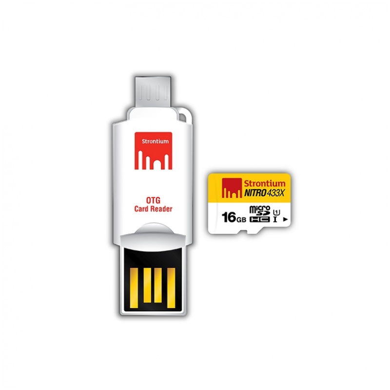 Strontium Nitro 433x Class 10 microSDHC 記憶卡 with OTG Reader 16GB [R:65] (SRN16GTFU1T) 價錢、規格及用家意見 ...