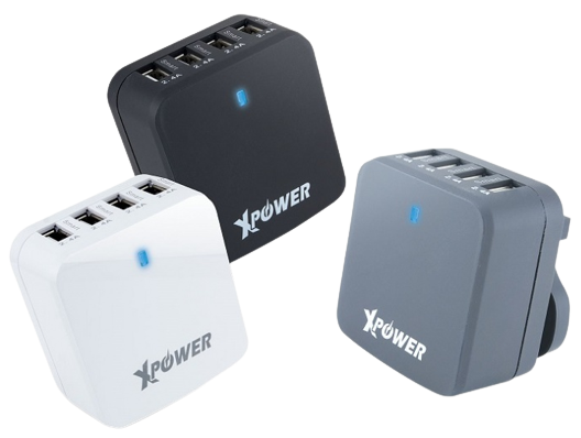 XPower 34W 6.8A 4 Port Travel Charger 智能旅行充電器 X4WT 價錢、規格及用家意見 - 香港格價網 ...