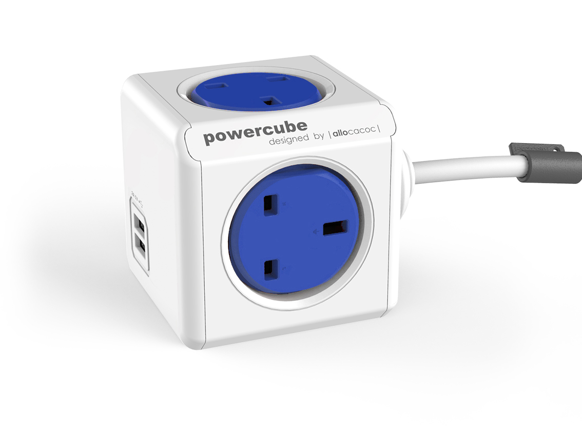 Allocacoc PowerCube Extended USB 多功能插座 1.5m 價錢、規格及用家意見 - 香港格價網 Price.com.hk