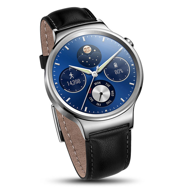 Huawei 華為 Watch 智能手錶 - Stainless Steel with Black leather 價錢、規格及用家意見 ...