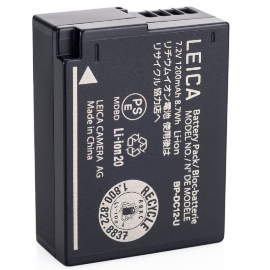 Leica Lithium-Ion Battery for Leica Q / CL / V-LUX 5 原廠相機電池 (7.2V ...
