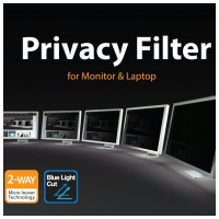 Sview 2 ways Privacy Filter (with blue light cut) for 17 - 19 inch ...