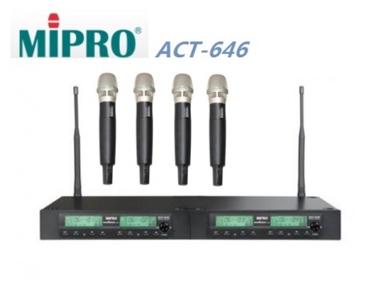 MIPRO 1U 四頻道自動選訊接收機 ACT-646 價錢、規格及用家意見 - 香港格價網 Price.com.hk