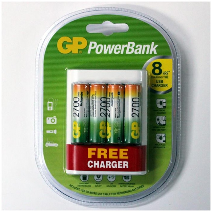 GP USB充電寶 AA 2600mAh U411 價錢、規格及用家意見 - 香港格價網 Price.com.hk