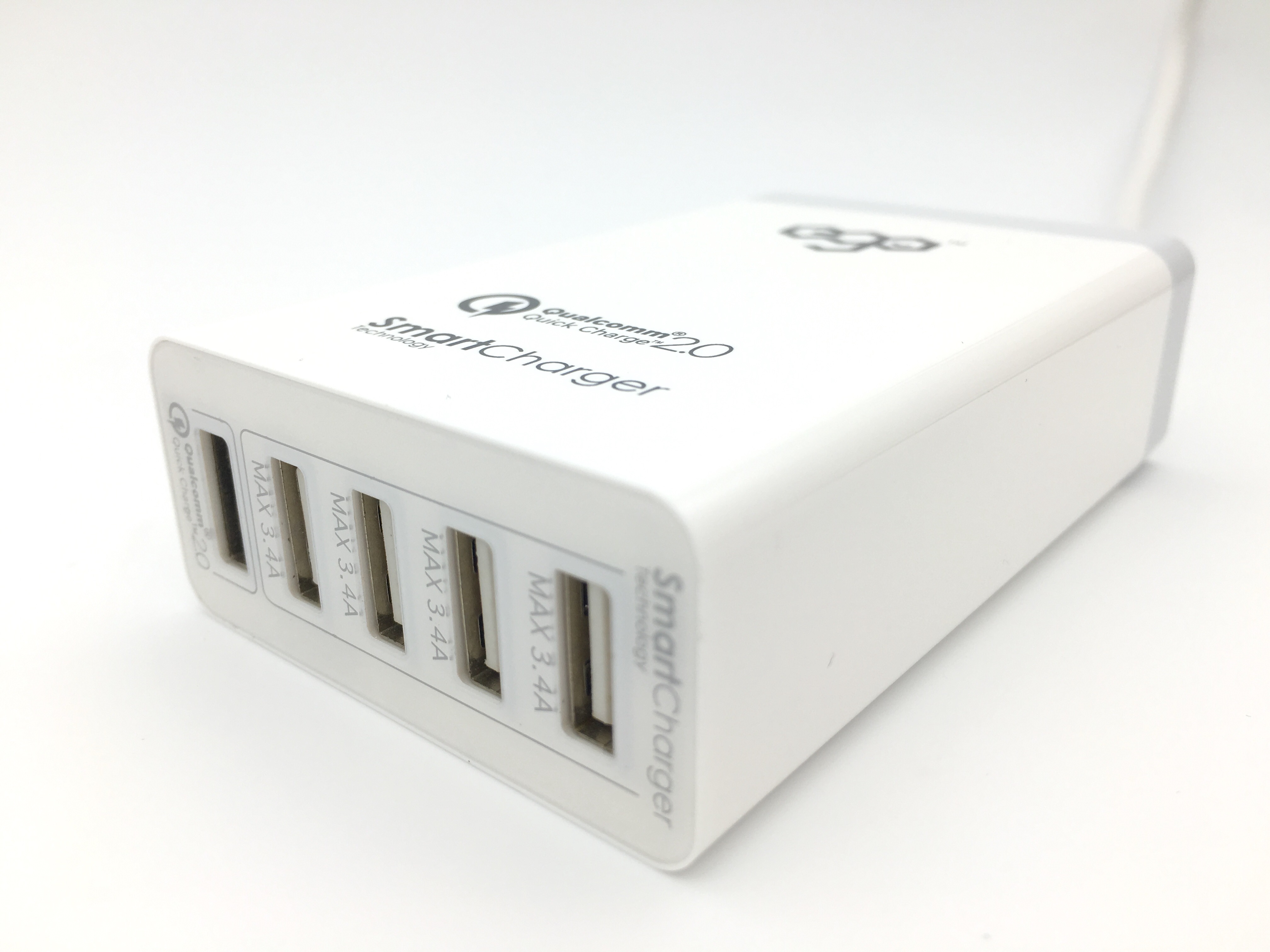 EGO Quick Charge 2.0 5ports Smart Charger 價錢、規格及用家意見 - 香港格價網 Price.com.hk