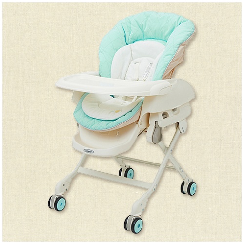 Combi 淺藍High Chair兩用餐椅/搖椅 價錢、規格及用家意見 - 香港格價網 Price.com.hk