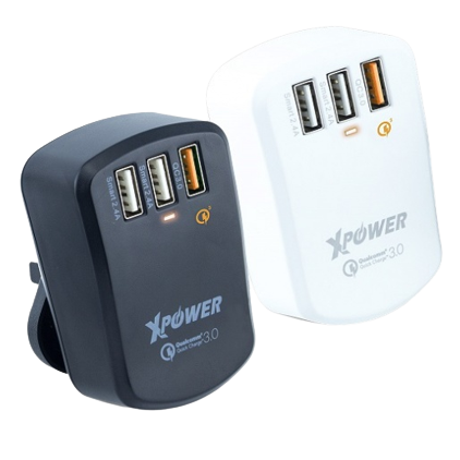 XPower 3 Port 7.8A QC3.0 Smart Travel Quick Charger 智能旅行充電器 WC3Q3 價錢、規格 ...