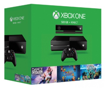 Microsoft Xbox One KINECT BUNDLE KINECT SPORT RIVALS + DANCE CENTRAL ...