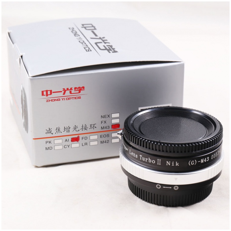 Mitakon 中一光學 Zhongyi Lens Turbo II Focal Reducer Booster Adapter Nikon ...