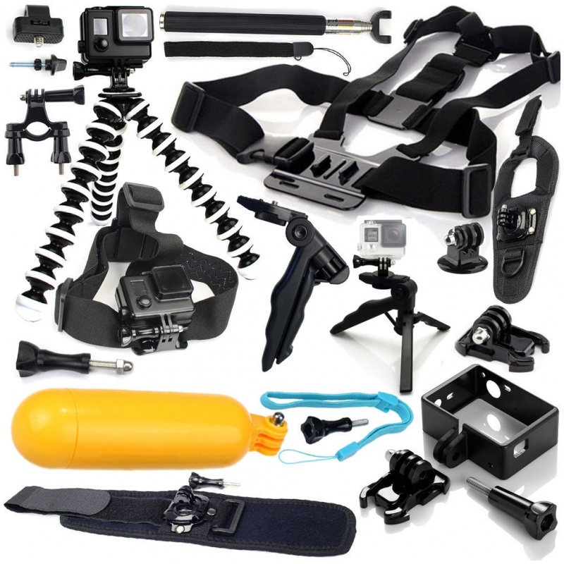 FOCUS GoPro Frame Hand Wrist Chest Monopod Set Accessories Kit for Hero ...