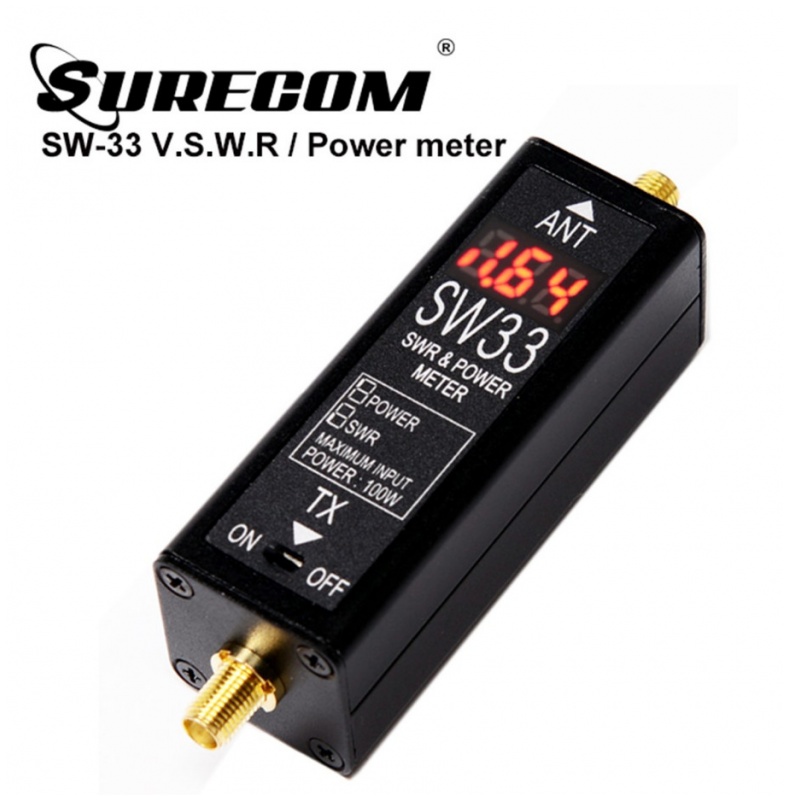 SURECOM SW-33 VHF/UHF V.S.W.R.功率計 價錢、規格及用家意見 - 香港格價網 Price.com.hk
