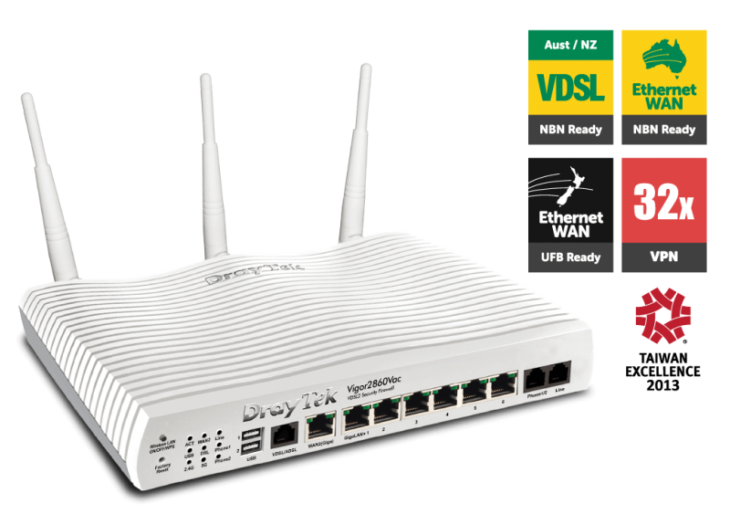 DrayTek 路由器 Vigor-2860-VAC 價錢、規格及用家意見 - 香港格價網 Price.com.hk