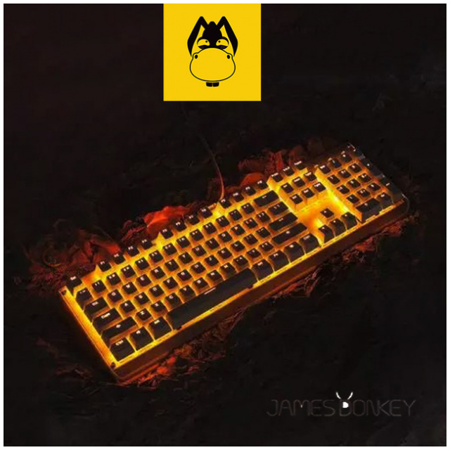 James Donkey 104鍵 USB 機械式鍵盤 Yellow BackLight KEY-619 價錢、規格及用家意見 - 香港格價網 ...