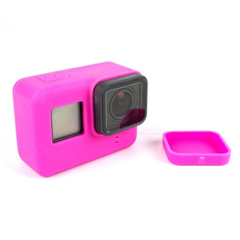FOCUS For Gopro Hero5 Black Silicon Protective Cover Case (pink) 矽膠保護套連 ...