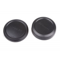 FOCUS Camera Body + Rear Lens Cap Cover Fujifilm Fuji FX X Mount X-Pro ...