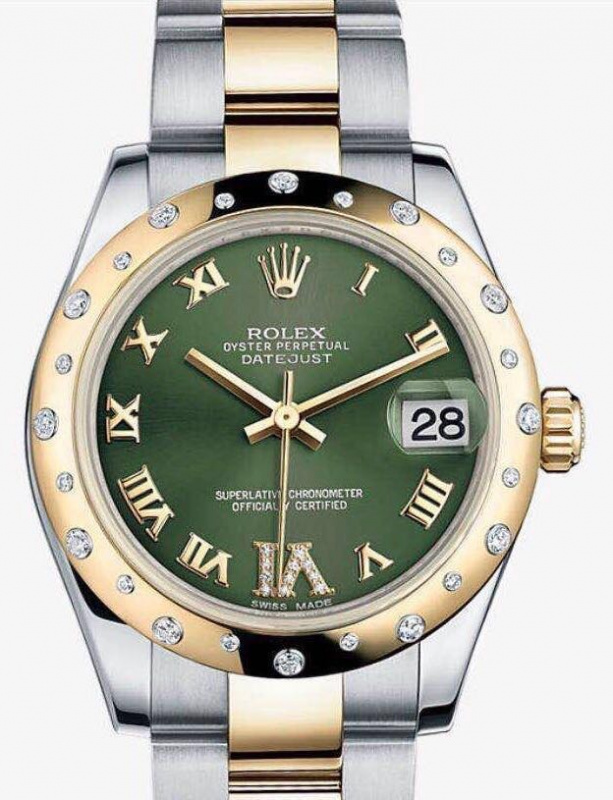 Rolex 178343 綠面 (31mm) 間黃金 價錢、規格及用家意見 - 香港格價網 Price.com.hk