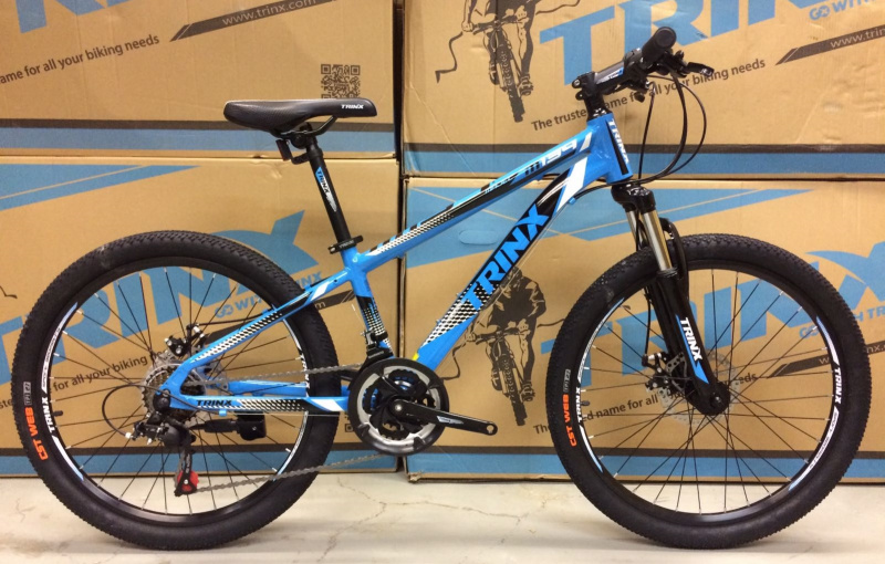 TRINX M134 (2017) 日本 SHIMANO 21速 碟剎 啤令轆 24吋 鋁合金 山地車 價錢、規格及用家意見 - 香港格價網 Price.com.hk