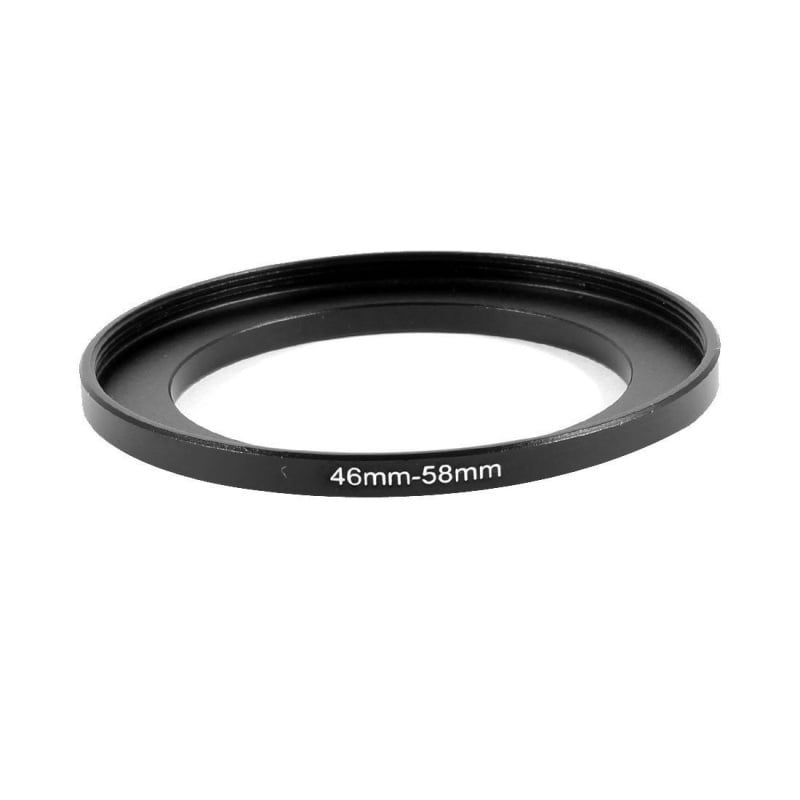 FOCUS Camera 46mm Lens to 58mm Accessory Step Up Adapter Ring 46mm-58mm ...