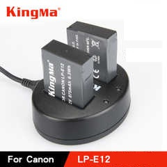 KINGMA FOR CANON LP-E12 Two Battery + USB Dual Charger 價錢、規格及用家意見 - 香港格價網 Price.com.hk