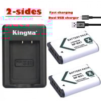 KINGMA 3 2 Pcs NP-BX1 Lithium-Ion Battery Pack With Charger 代用鋰電池連充電機 (3.6V, 1240mAh) 價錢、規格及用家意見 ...