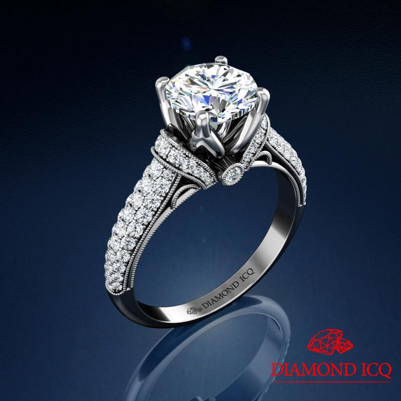 Diamond ICQ 專業鑲嵌 18K白金鑽石戒指托 Diamond ICQ 7290 典雅款 價錢、規格及用家意見 - 香港格價網 ...
