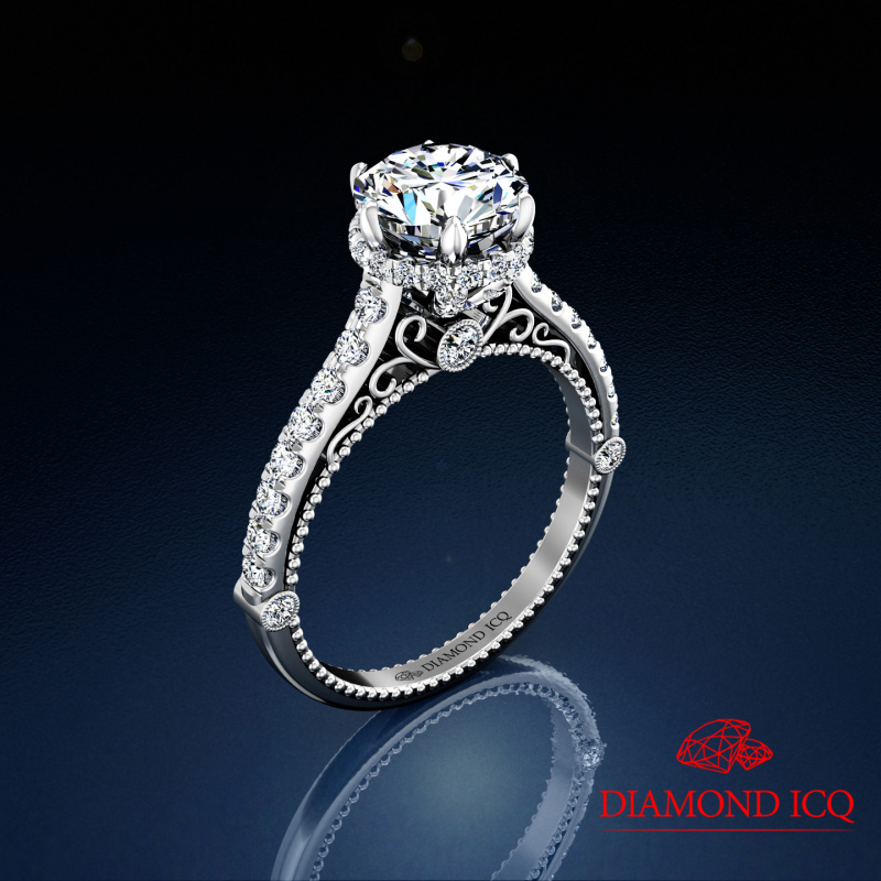 Diamond ICQ 專業鑲嵌 18K白金鑽石戒指托 Diamond ICQ 7291 光環款 價錢、規格及用家意見 - 香港格價網 ...
