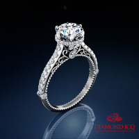 Diamond ICQ 專業鑲嵌 18K白金鑽石戒指托 Diamond ICQ 7291 光環款 價錢、規格及用家意見 - 香港格價網 ...