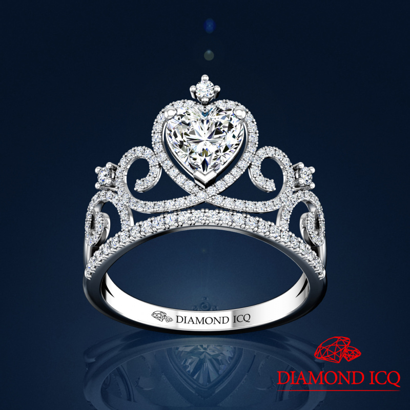 Diamond ICQ 專業鑲嵌 18K白金鑽石戒指托 Diamond ICQ 7293 心型鑽石 價錢、規格及用家意見 - 香港格價網 ...