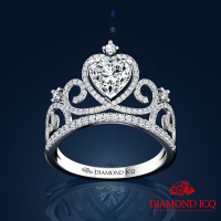 Diamond ICQ 專業鑲嵌 18K白金鑽石戒指托 Diamond ICQ 7293 心型鑽石 價錢、規格及用家意見 - 香港格價網 ...