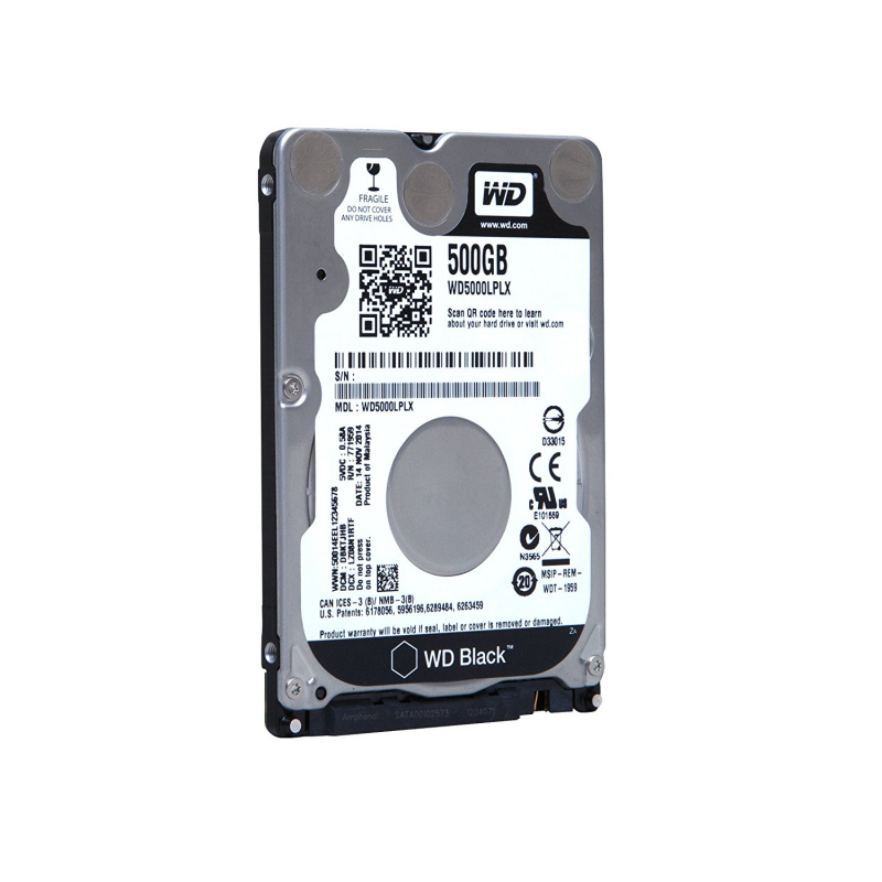 Western Digital Scorpio Black 2.5-inch 7200rpm SATA3 Hard Disk 500GB ...