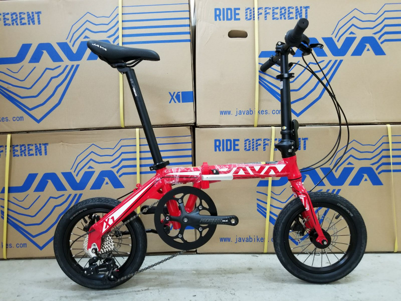 JAVA X1-7S 日本 SHIMANO 7速 美國 SRAM 碟剎 14寸 鋁合金 摺車 價錢、規格及用家意見 - 香港格價網 Price.com.hk