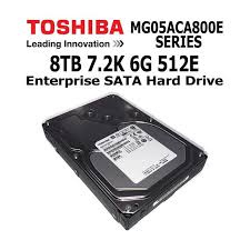 Toshiba 東芝 MG Series Enterprise 3.5-inch 7200rpm SATA Hard Drive 8TB ...