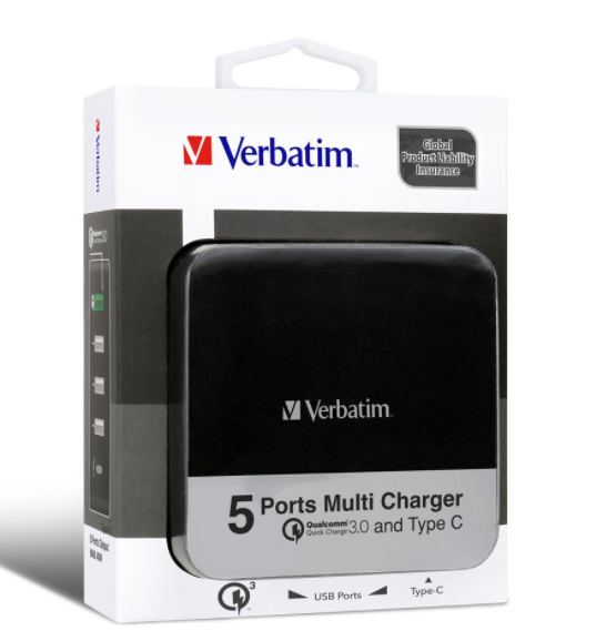 Verbatim 5 Ports Multi Charger 多功能充電器 價錢、規格及用家意見 - 香港格價網 Price.com.hk
