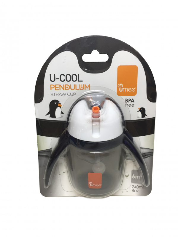 UMEE U-cool 3D Straw Cup 優酷企鵝杯 (240ml) Grey - BPA Free 價錢、規格及用家意見 - 香港格價網 Price.com.hk