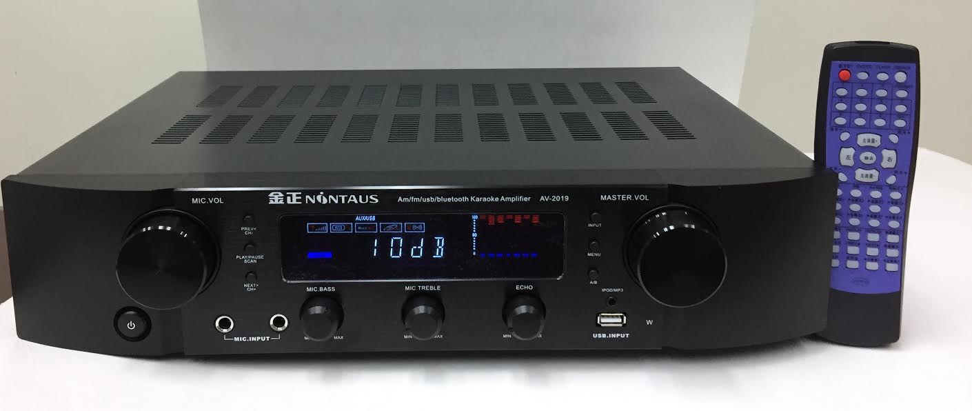 Nintaus AM / FM / USB / Bluetooth Karaoke Amplifier 卡拉OK擴音機 AV-2019 價錢 ...