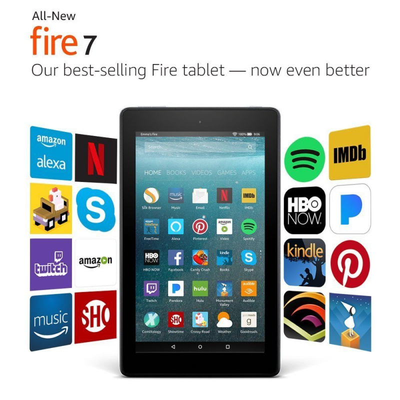 Amazon Kindle Fire HD 7 2017 7吋 Wi-Fi (1+16GB) 價錢、規格及用家意見 - 香港格價網 Price ...