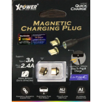 XPower Magnetic Charging Plug For Magnetic Nylon Cable (USB Type-C Plug ...