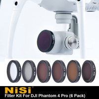 NiSi 耐司 Filter kit for DJI Phantom 4 Pro (6 Pack : NC UV, CPL (reduces ...
