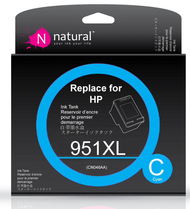 Natural HP 951XL (CN046AA) Cyan 代用墨盒 藍色 價錢、規格及用家意見 - 香港格價網 Price.com.hk