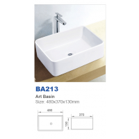 Richford BA213 長方型檯上面盆 價錢、規格及用家意見 - 香港格價網 Price.com.hk