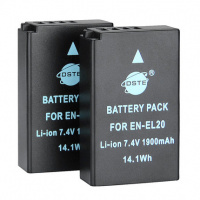 DSTE 2 Pcs EN-EL20 Lithium-Ion Battery Pack 代用鋰電池 (7.4V, 1900mAh) 價錢、規格 ...
