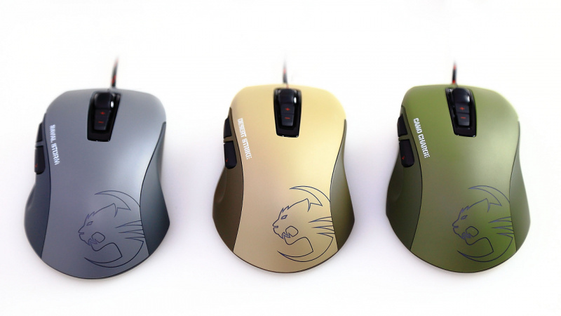 ROCCAT Kone Pure Military 有線電競滑鼠 價錢、規格及用家意見 - 香港格價網 Price.com.hk