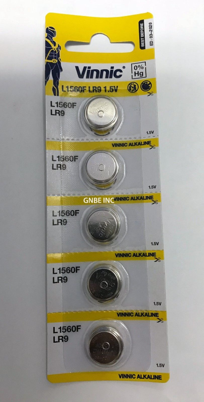 Vinnic 5 pieces of L1560 1.5V Alkaline battery, L9, GPPX625A 價錢、規格及用家意見 ...